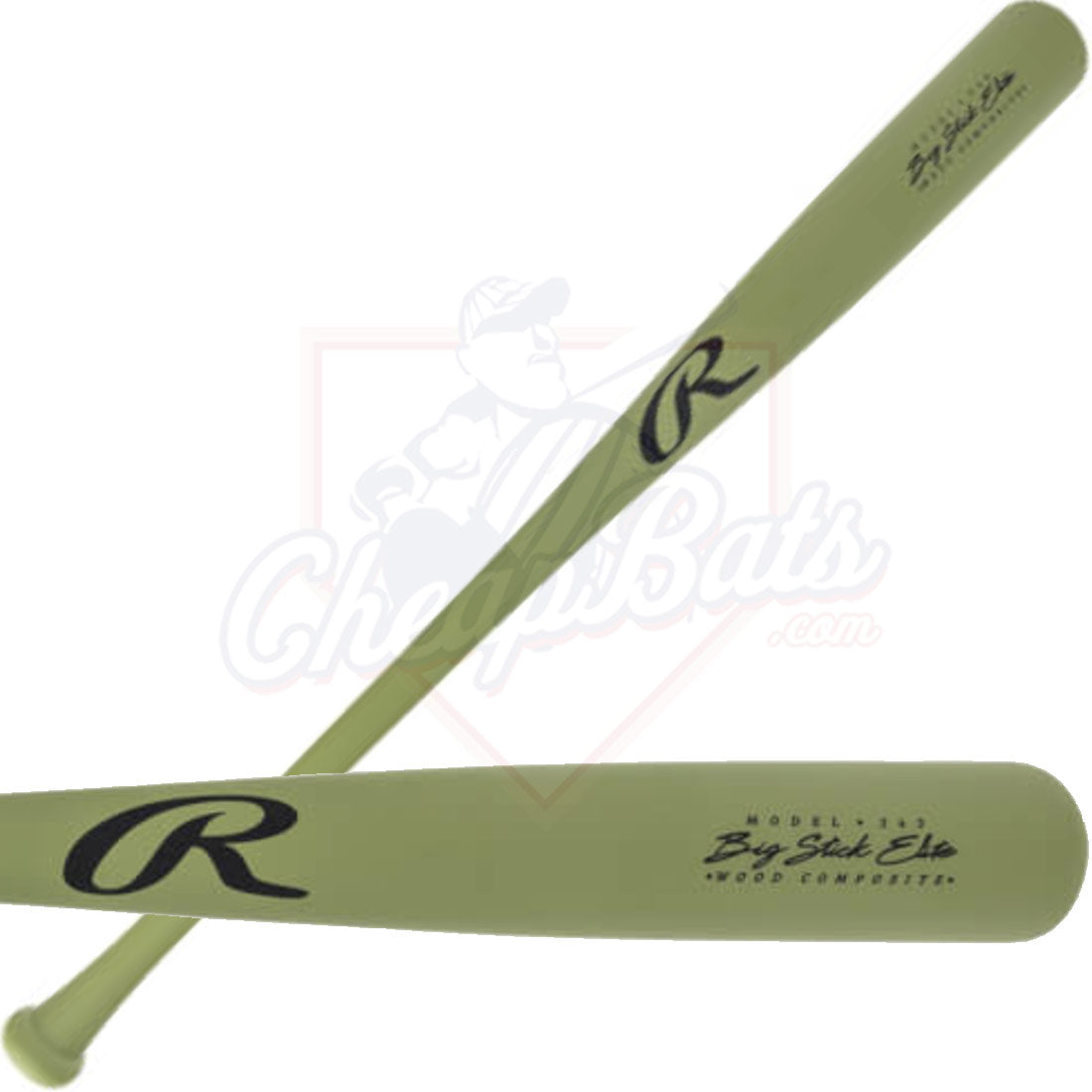 Rawlings Big Stick Elite 243 Maple/Bamboo Composite Wood Baseball Bat ...