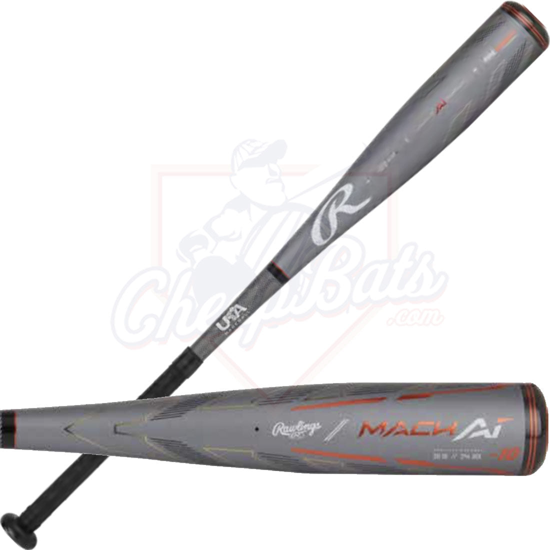 CLOSEOUT 2024 Rawlings Mach AI Youth USA Baseball Bat -10oz RUS4MC10 ...